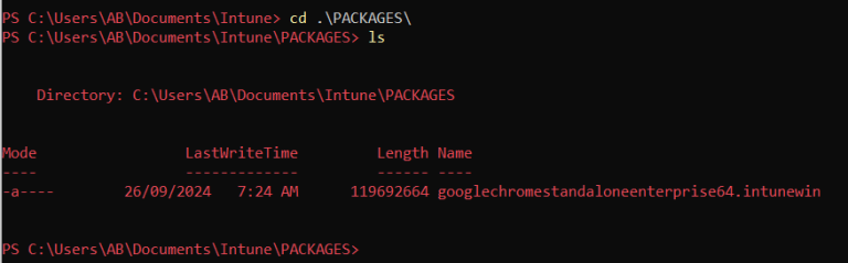 Creating Win32 app Package for Intune Upload - SysOpsInsiders