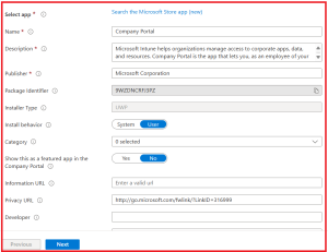 Company Portal Application for Windows Deploy with Intune ...
